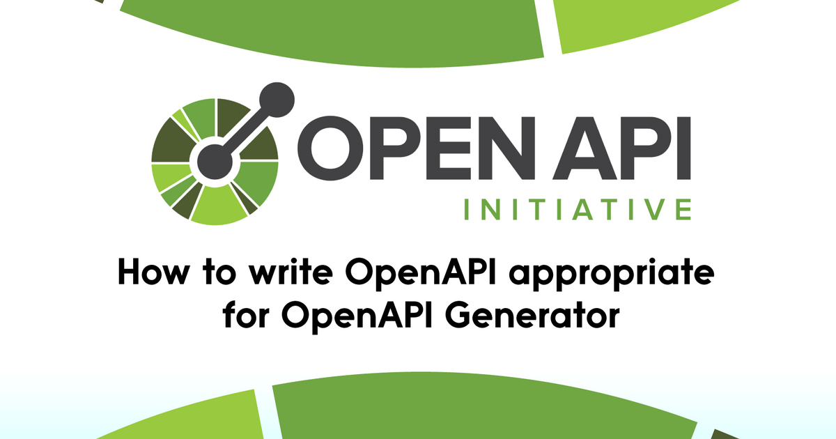 【TECH BLOG】OpenAPI Generatorに適したOpenAPIの書き方 | 株式会社ZOZO