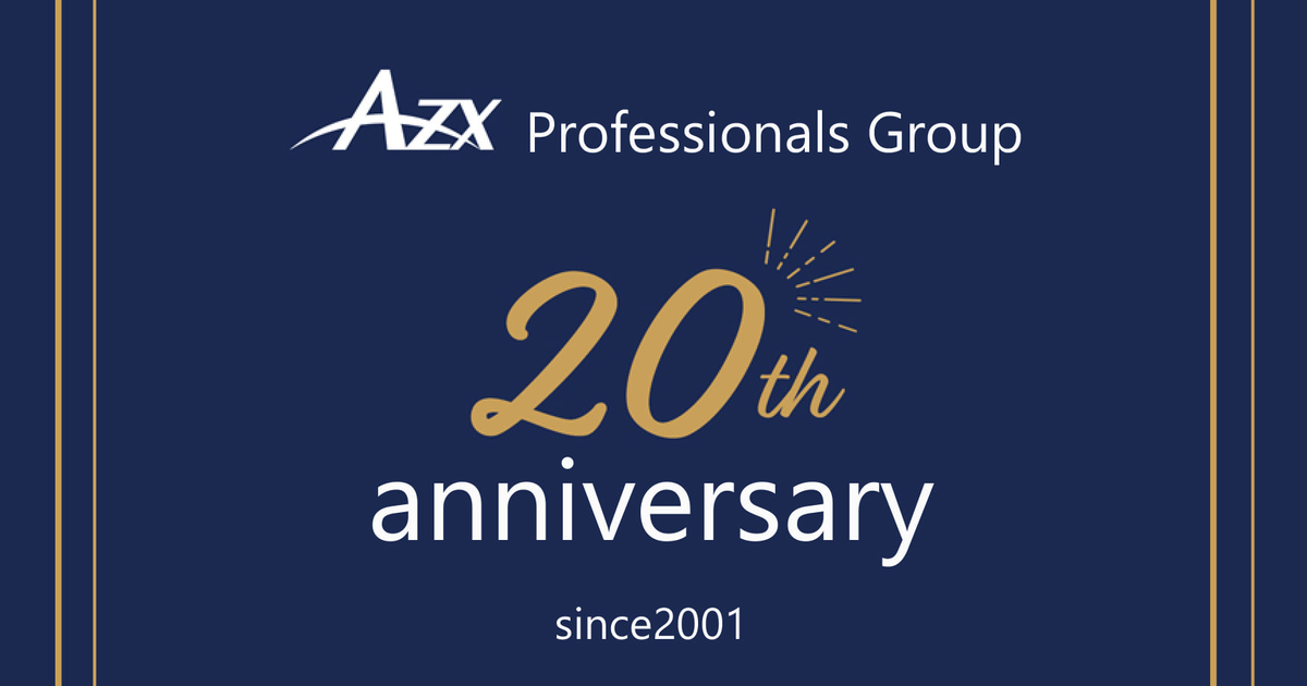 【AZXを紹介】創立20周年 | AZX Professionals Group