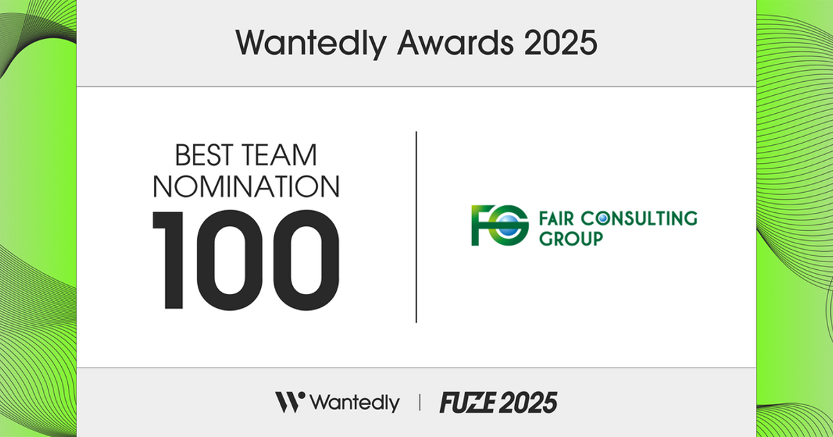 【お知らせ】Wantedly Awards 2025「BEST 100」に選出されました！#FUZE2025 | 株式会社フェアコンサルティング