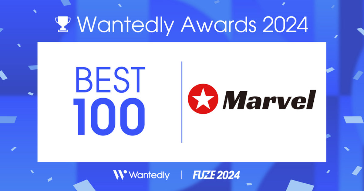 【＃FUZE2024】「Wantedly Awards 2024」BEST100にMarvelがノミネートされました🎉🎉 | Marvel株式会社