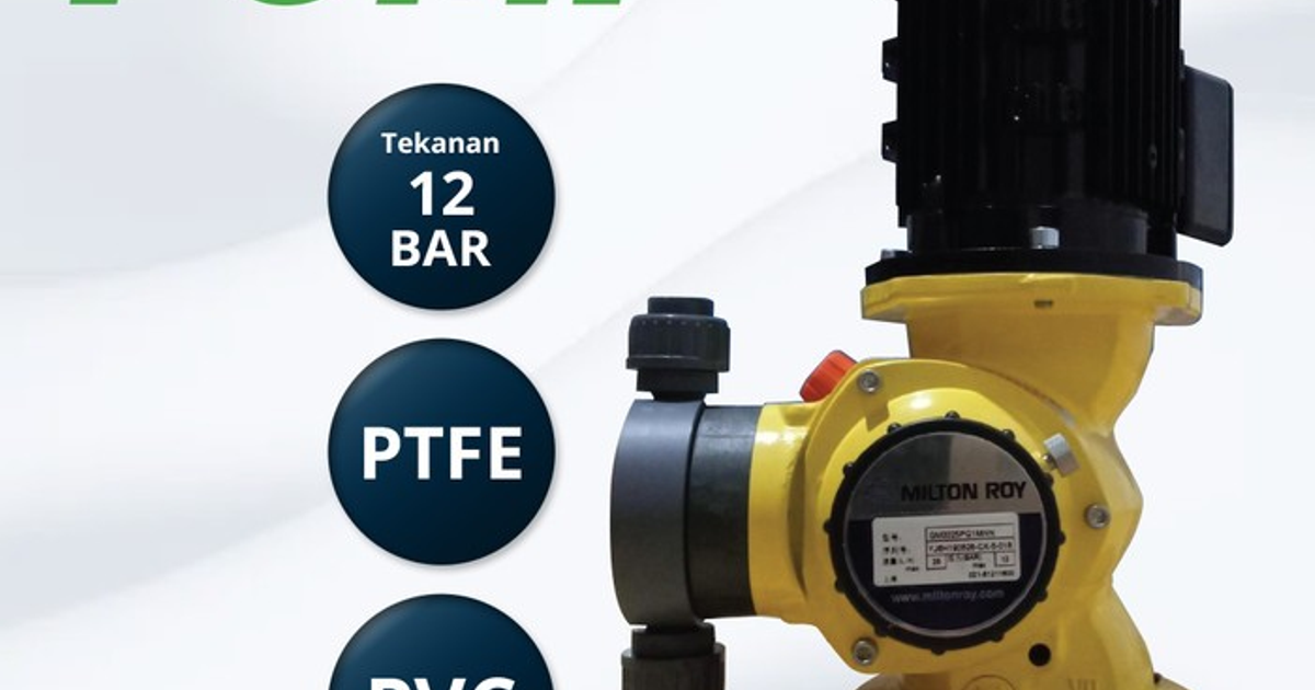 Pompa Chemical Dosing Pump Milton Roy LMI GM-0025