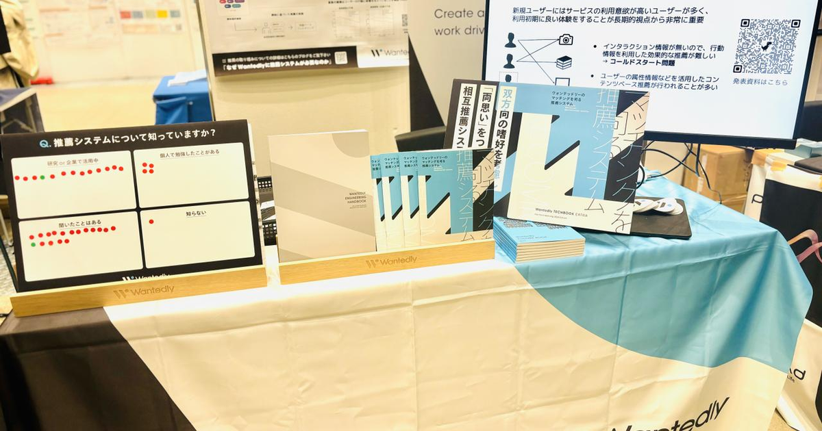 ウォンテッドリーは DEIM2024 にゴールドスポンサーとして参加し、技術報告を行いました！ | Wantedly Engineer Blog
