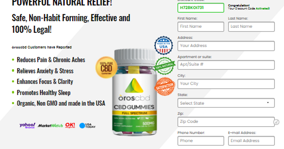 Oros CBD Gummies : It Is Worth Money Or Scam?