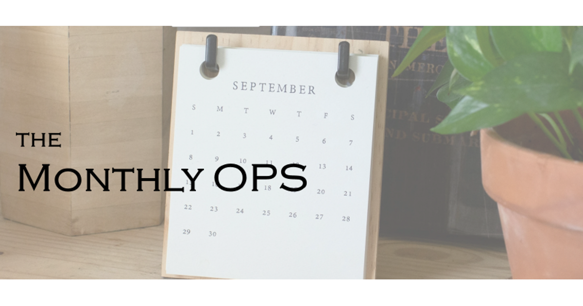 Monthly OPS ～9月号～ | 株式会社オープンアップシステム